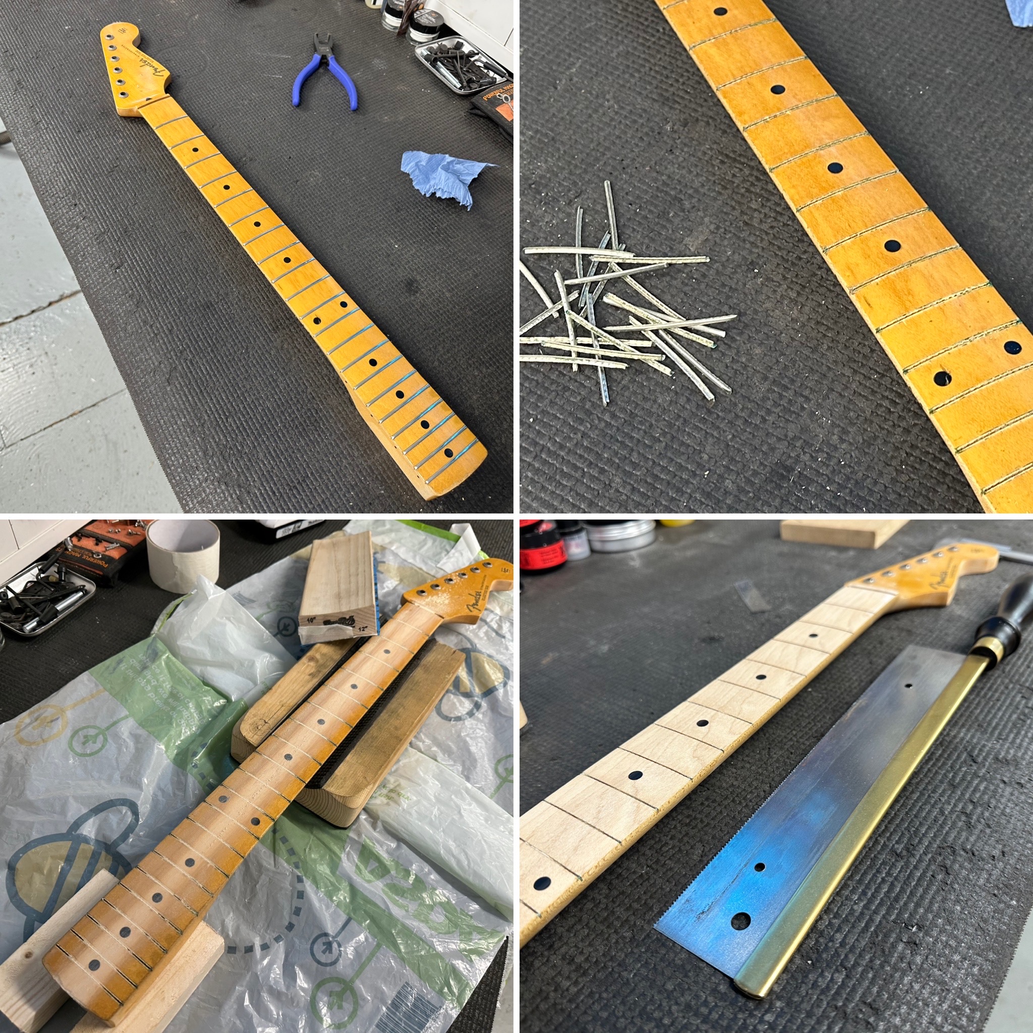 Setups, fret levelling and refrets – Agrajag Guitars